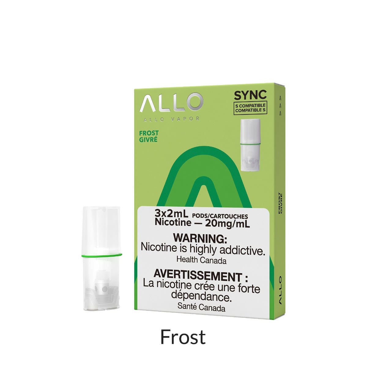 Allo Sync - Frost Pods - 3 Pack (Canada) >> VapeVine.ca