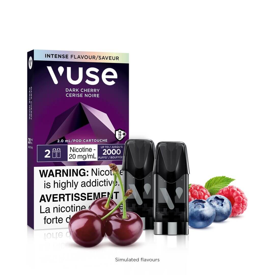 VUSE Dark Cherry Pods - 20mg (Canada) >> VapeVine.ca